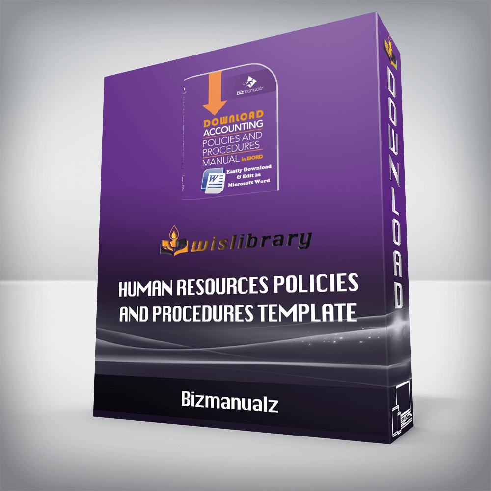 Bizmanualz - Human Resources Policies and Procedures Template