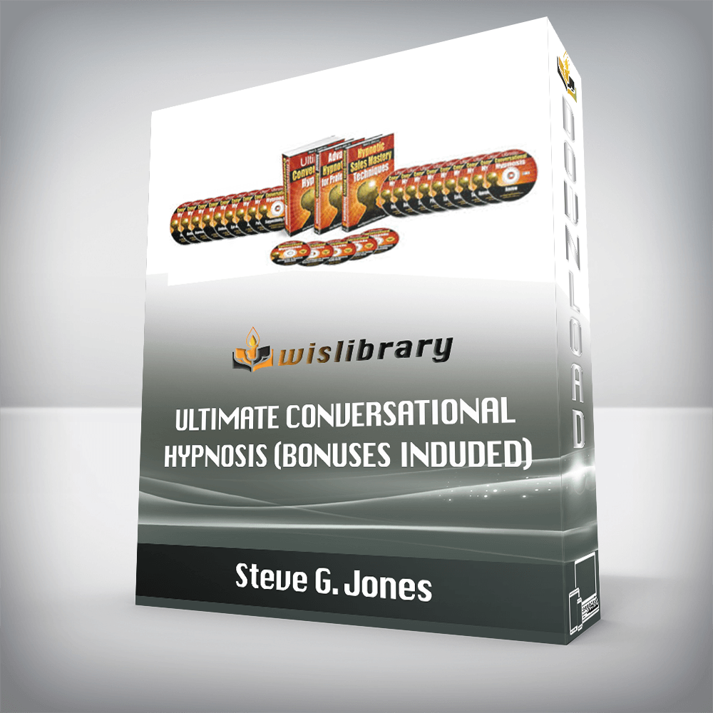 Steve G. Jones - Ultimate Conversational Hypnosis (bonuses induded)