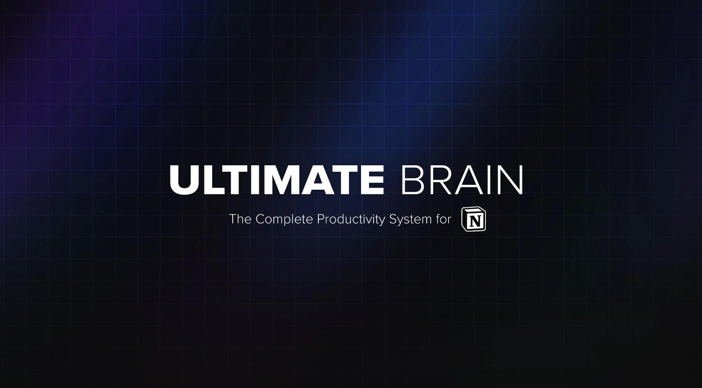 Thomas Frank - Ultimate Brain (Notion) - Wisdom Library